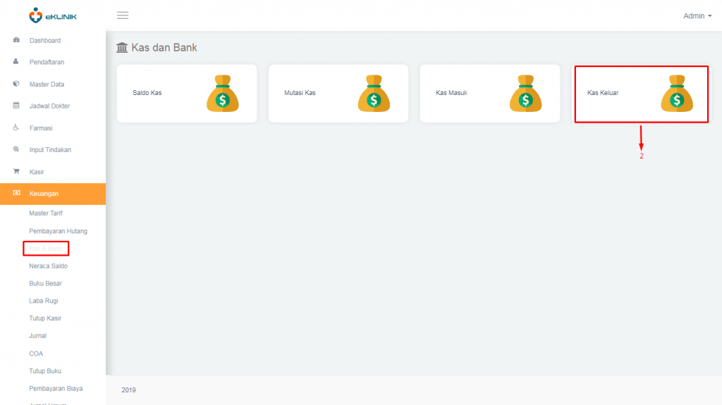 Cara Tambah Kas Keluar – Kas & Bank | Keuangan – Pusat Tutorial eKlinik