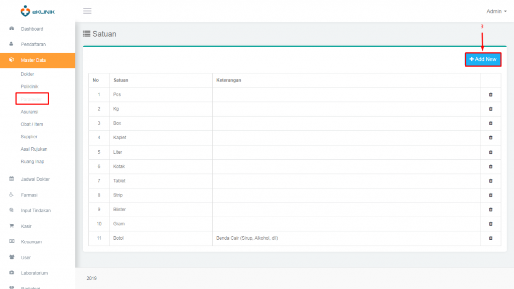 Cara Tambah Parameter | Master Data – Pusat Tutorial eKlinik