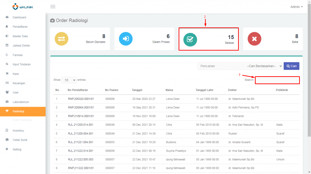 Cara Cetak Hasil Radiologi | Radiologi – Pusat Tutorial eKlinik