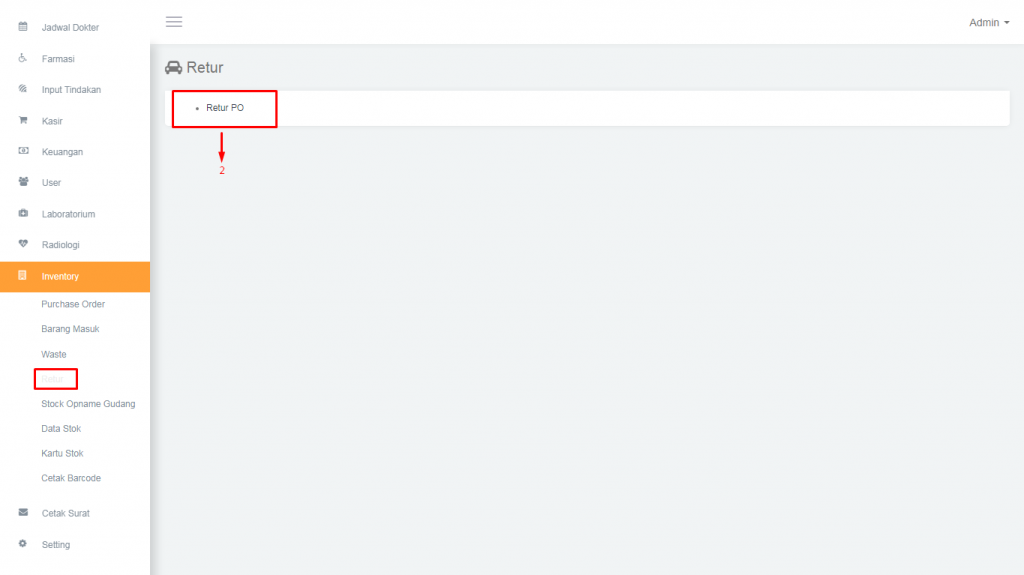 Cara Retur Barang | Inventory – Pusat Tutorial eKlinik